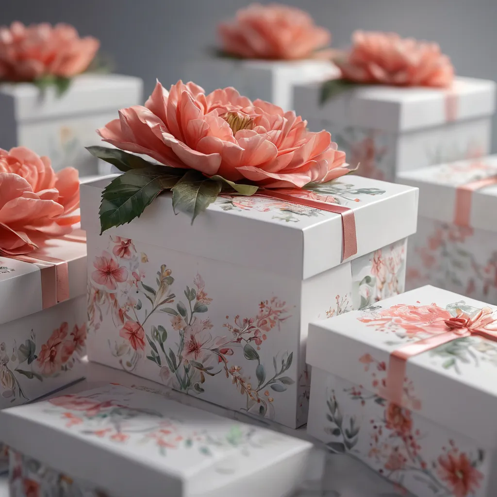 Crafting Elegant Wedding Gift Boxes for Envelopes