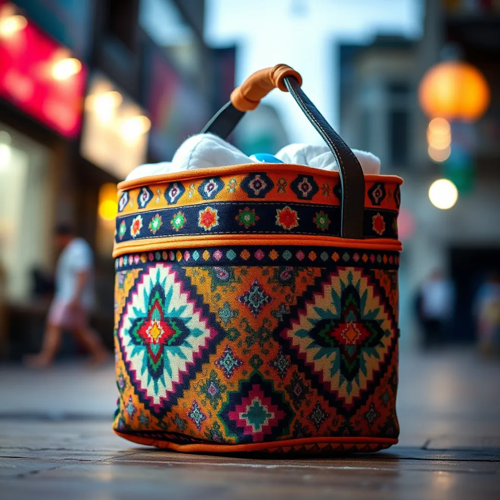 The Boho Diaper Caddy: Functionality and Style Combined